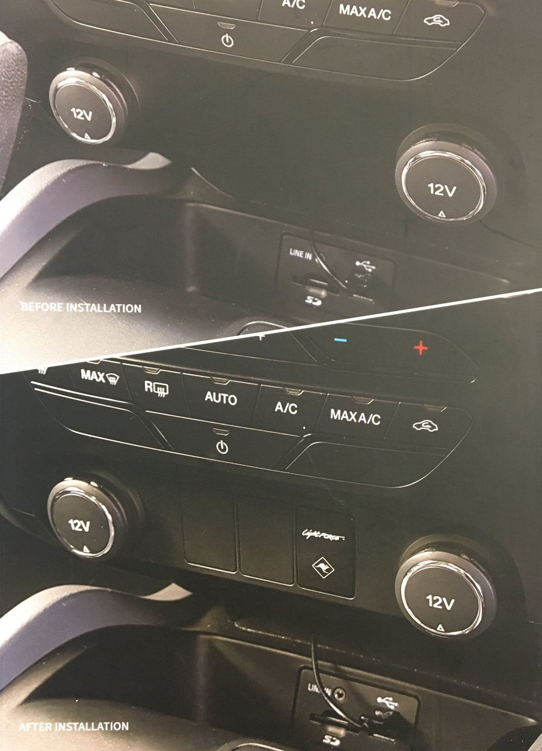 Lightforce Ford Ranger PX2 & PX3 Fascia Switch Panel – Coast4x4