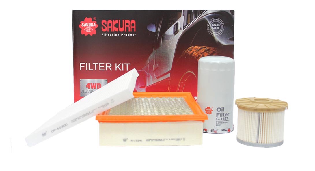 Sakura Filter Kit Holden Colorado / Isuzu D-Max 3.0L 2008-2012 – Coast4x4